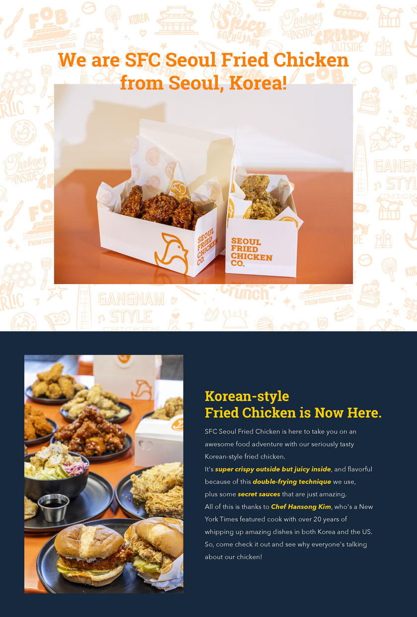 About SFC | The Story Behind Our Korean Fried Chicken – SFC SEOUL FRIED ...