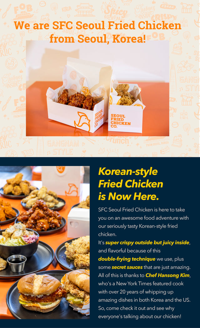 About SFC | The Story Behind Our Korean Fried Chicken – SFC SEOUL FRIED ...